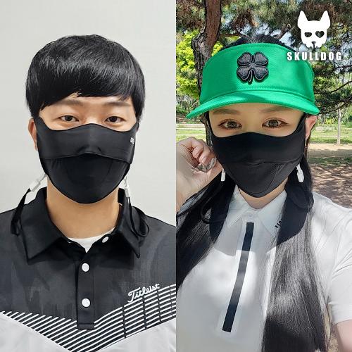 골프쇼핑은 골핑에서 자외선 Uv 차단 스포츠 마스크 냉감 쿨 에어 메쉬 숨쉬기 편한 얼굴 햇빛가리개 관자놀이 안면 볼 커버